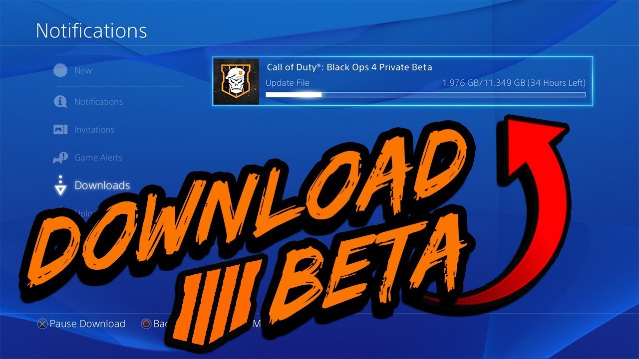 DOWNLOAD BLACK OPS 4 BETA HOW MANY GIGABYTES IT IS YouTube