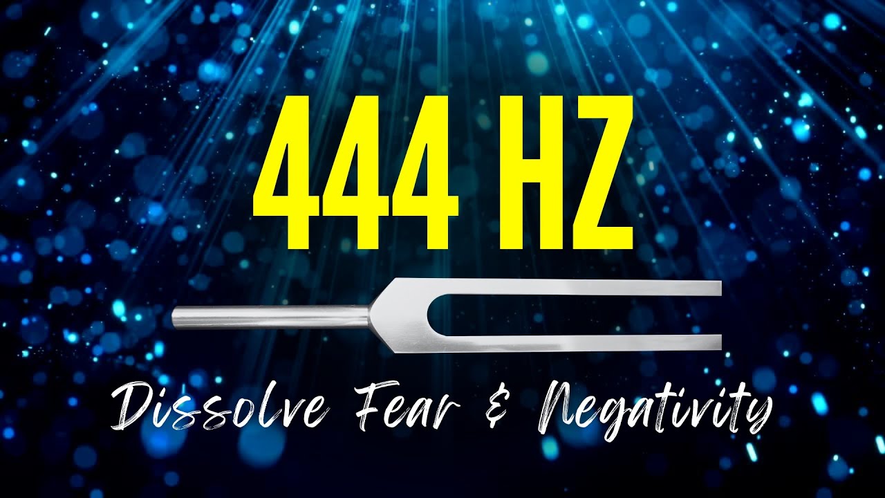 Light Codes 444Hz Tuning Fork 🟦 Blue Light Portal Sound Bath 🟦 Angel ...