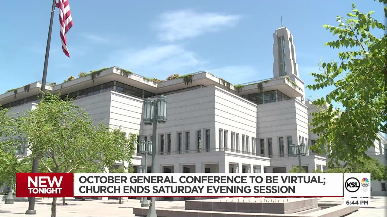 Church Discontinuing Saturday Evening Sessions Of General Conference ...