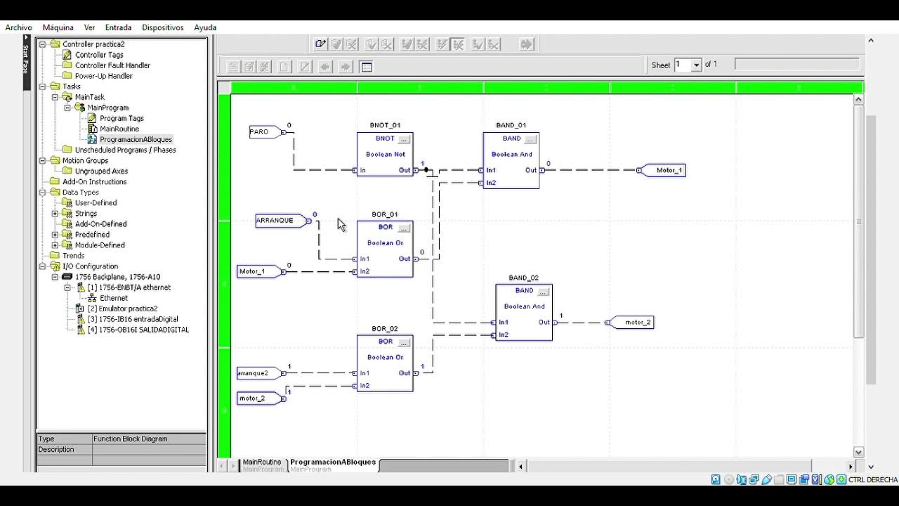 Programacion a Bloques RSLogix5000 - YouTube