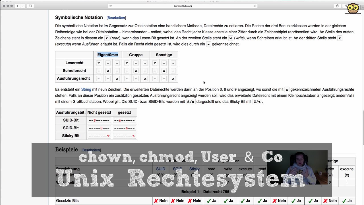 Unix für Entwickler #5 - Das Unix Rechtesystem - YouTube