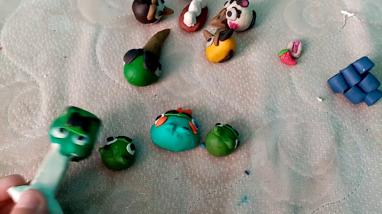 Angry birds play-doh odc 1 s1 - YouTube