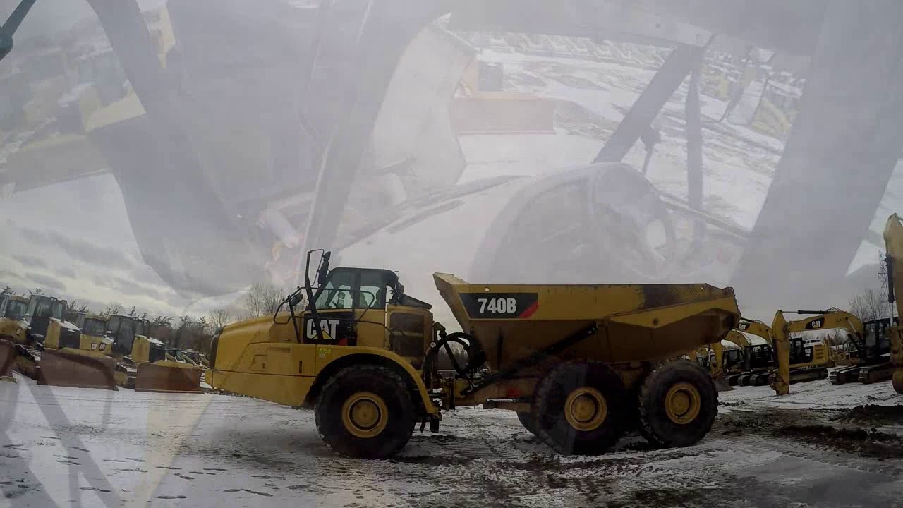 2014 CAT 740B ARTICULATED TRUCK - YouTube