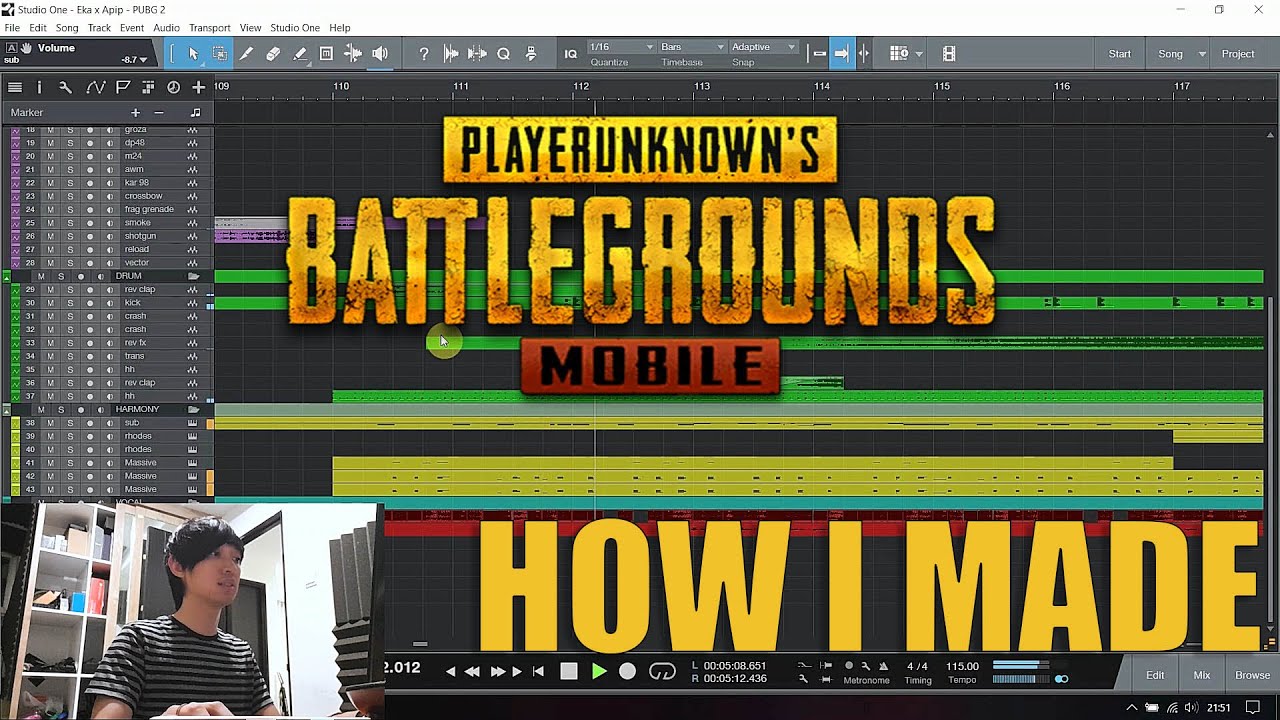 How I made music from PUBG Mobile sounds | Cara bikin musik dari suara ...