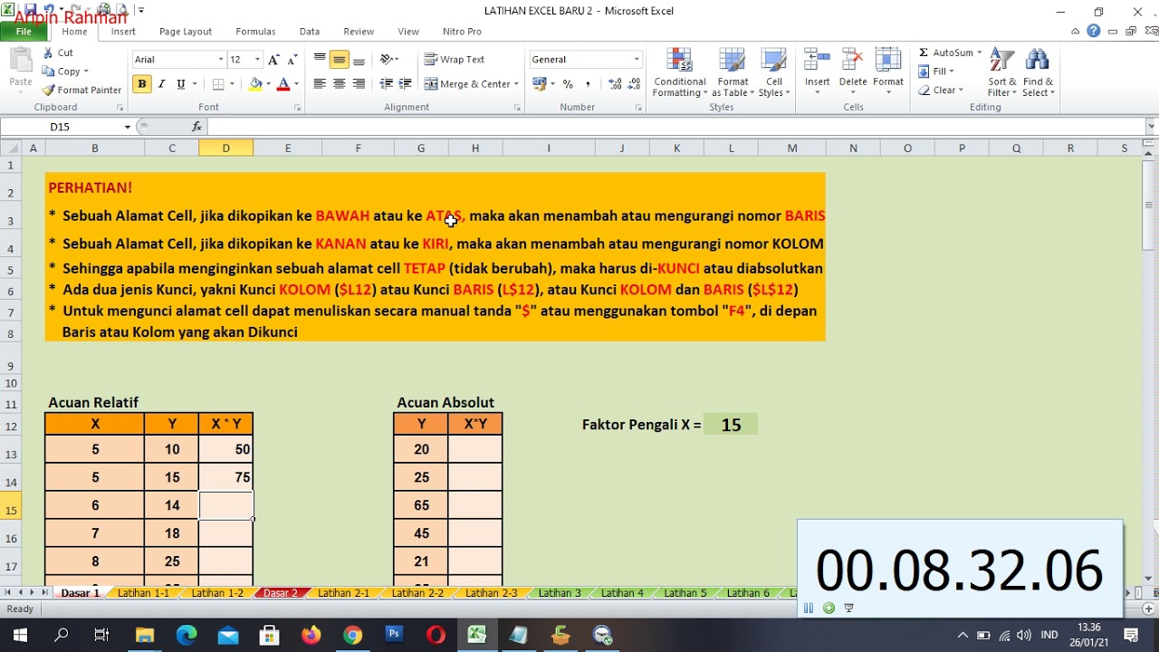 Pengenalan Perangkat Lunak Pengolah Angka - Microsoft Excel Lanjutan ...