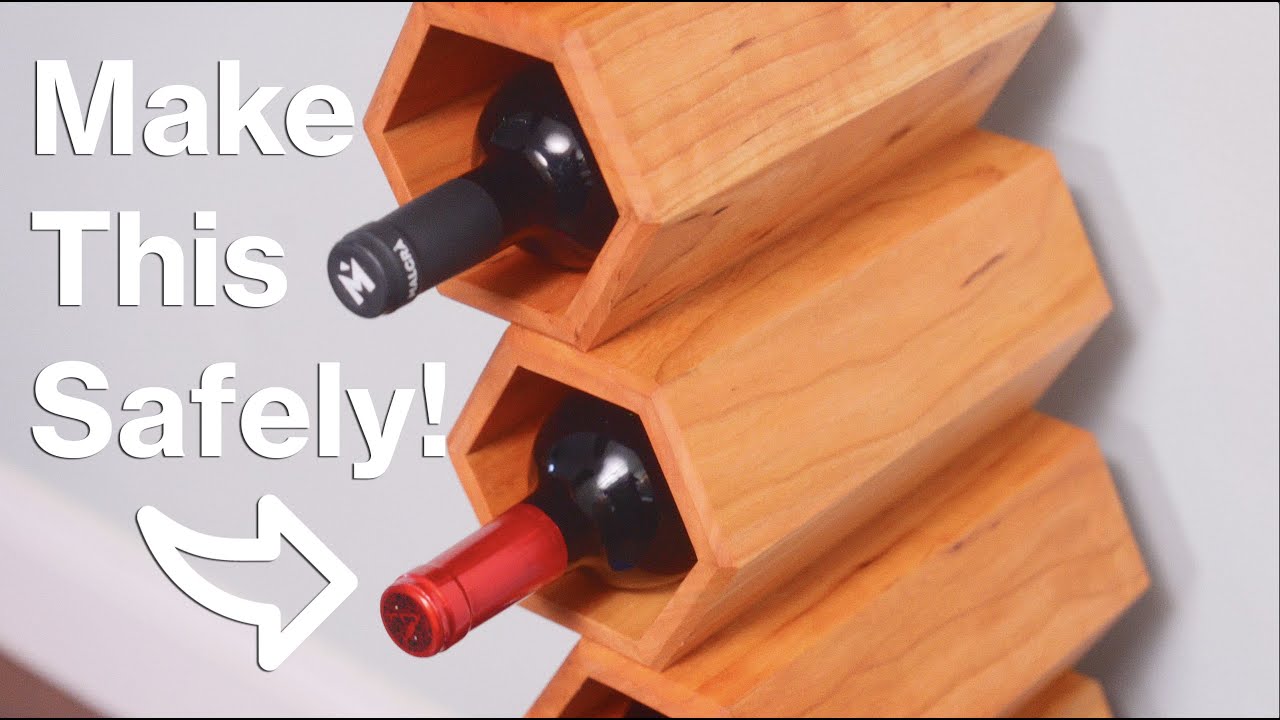 Build this Sculptural Wine Rack! - YouTube