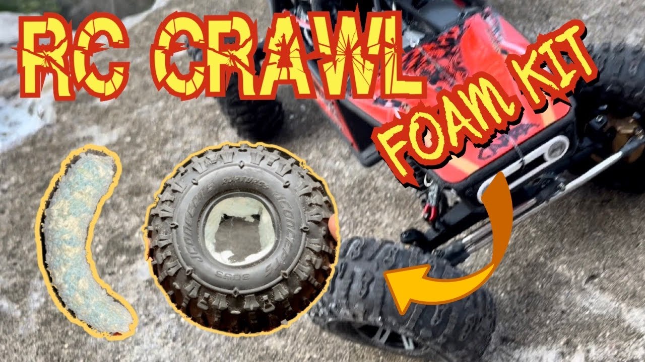 RC Crawl Foam Kit for any 1.9 tire or vehicle weight, Lots of OPTIONS ...