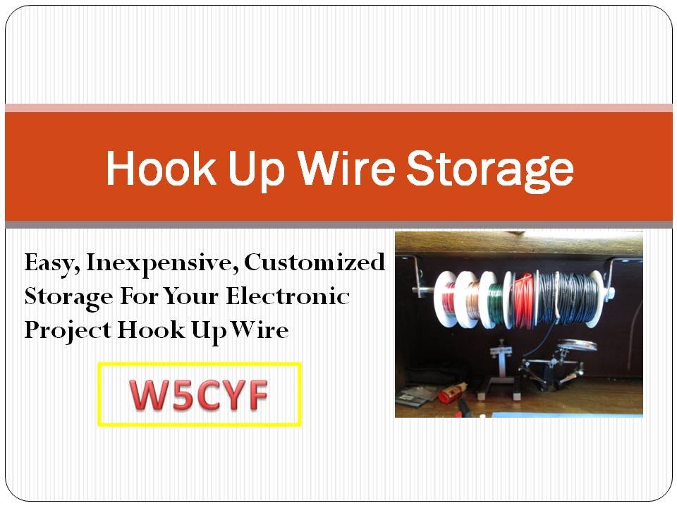 Hook Up Wire Storage Rack – Electronic Projects - YouTube