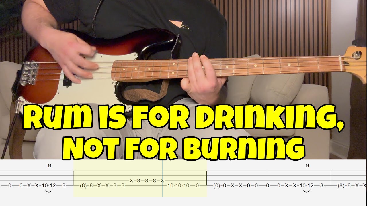 Rum is For Drinking, Not For Burning (Senses Fail) - BassCover With ...