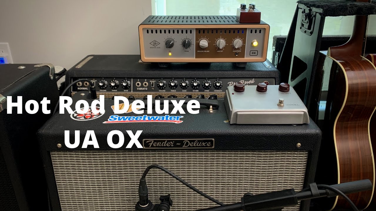 Hot Rod Deluxe into UA OX! Best home recording setup? - YouTube