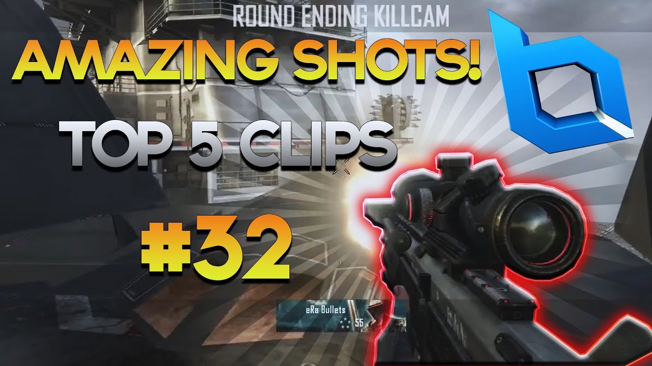 Obey Scarce: Top 5 Clips of the Week! #32 - Insane Clips! COD BO2 Trickshots & Feeds! "Black Ops ...