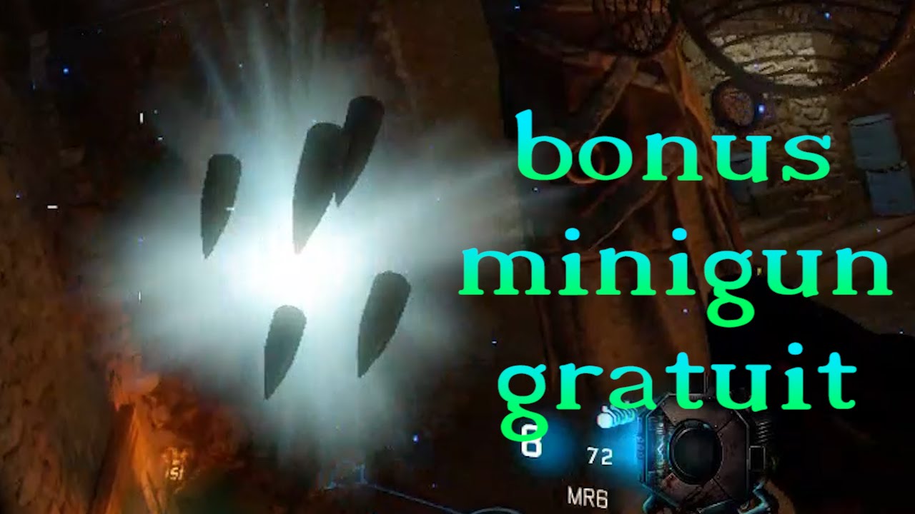 bo3 bonus minigun gratuit(der eisendrache) - YouTube
