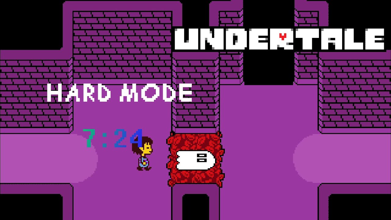 UNDERTALE Hard Mode in 7:24 - YouTube