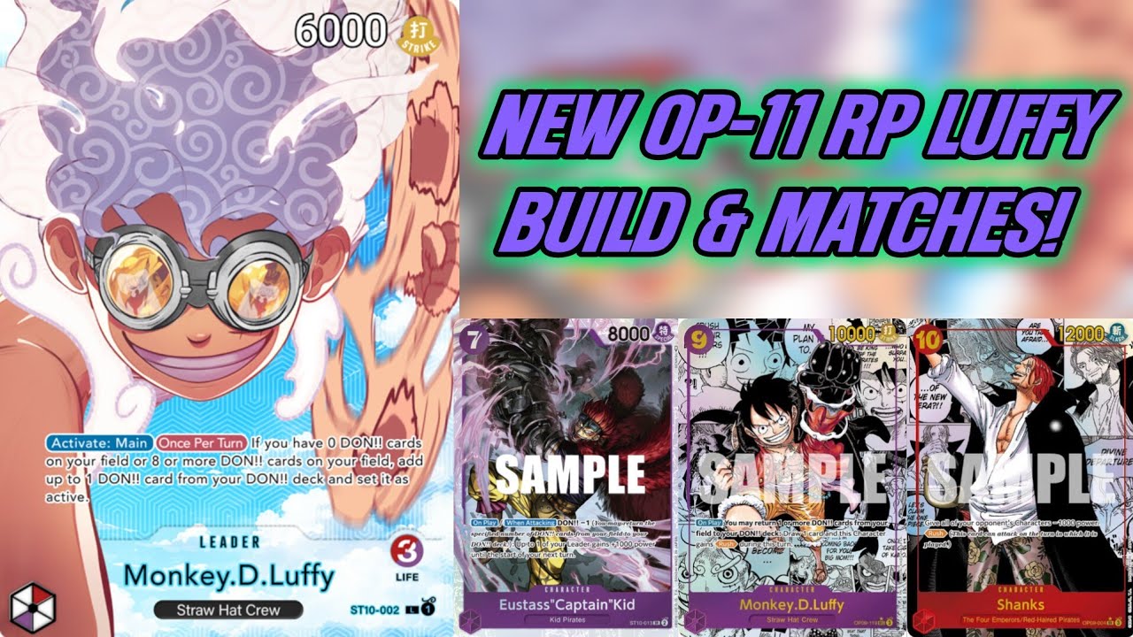 Op11 Red Purple Luffy is Back! Decklist, Guide, and Matches! - YouTube