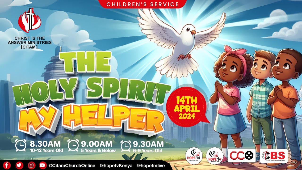 The Holy Spirit My Helper | Age 6 - 9 years | Children’s Service ...