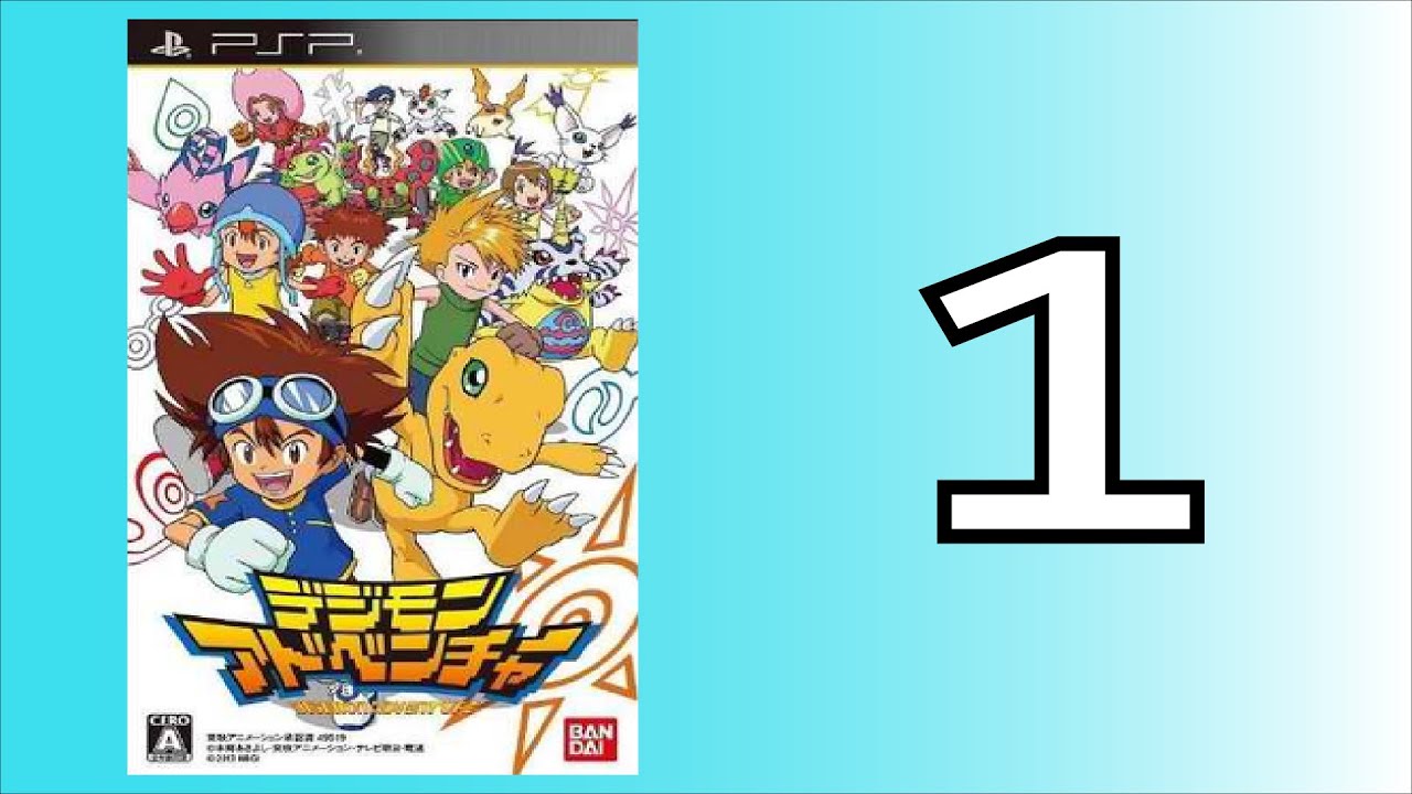 Digimon Adventure (PSP) Playthrough Part 1 - YouTube