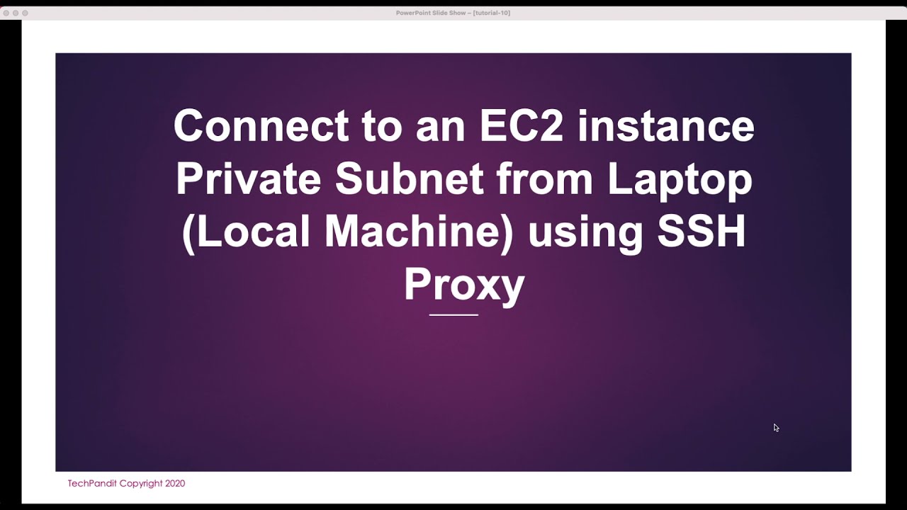 Aws Basics Connect Ec2 Instance In Aws Private Subnet From Local Machine Using Ssh Proxy Youtube 7579