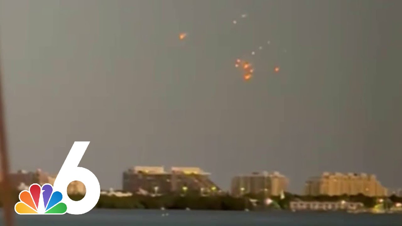 SpaceX rocket explosion leads to ground stops at Florida airports - YouTube