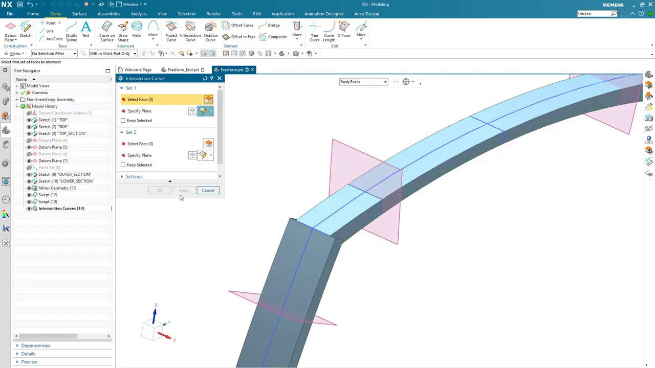 Review of NX Freeform Modeling - YouTube