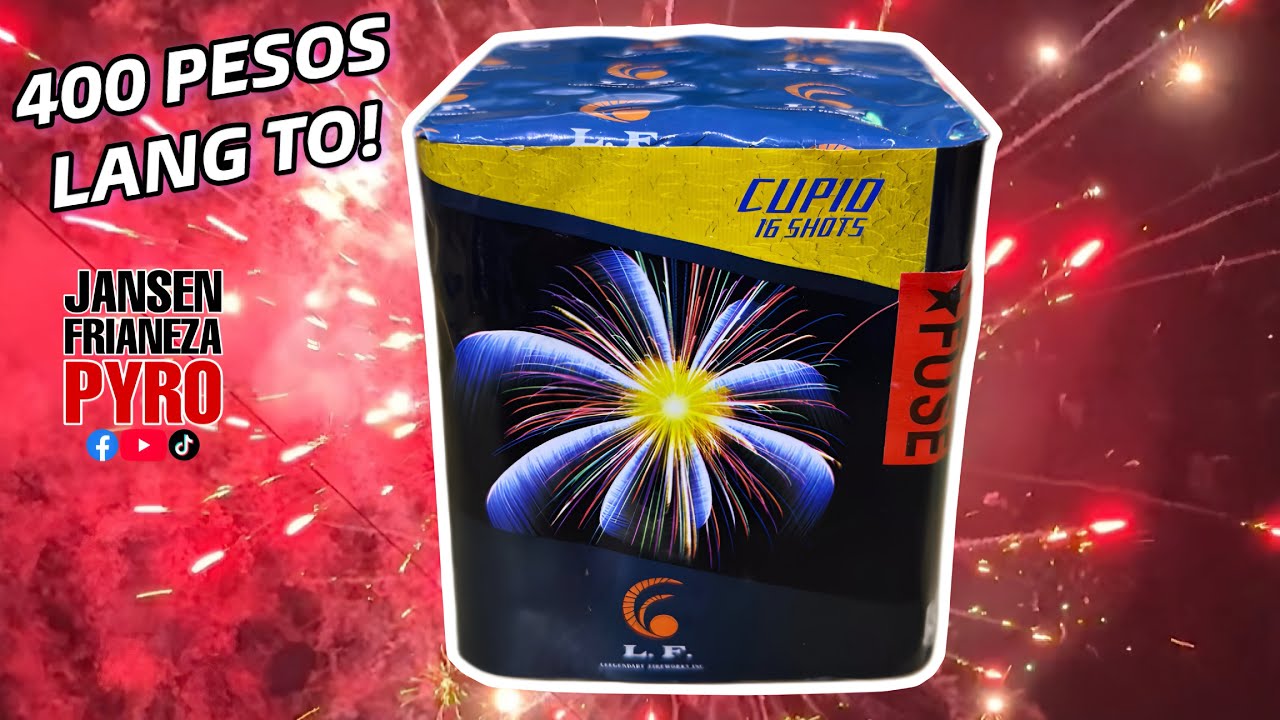Cupid 16 shots by Leegendary Fireworks | Christmas Eve 2025 Philippines ...