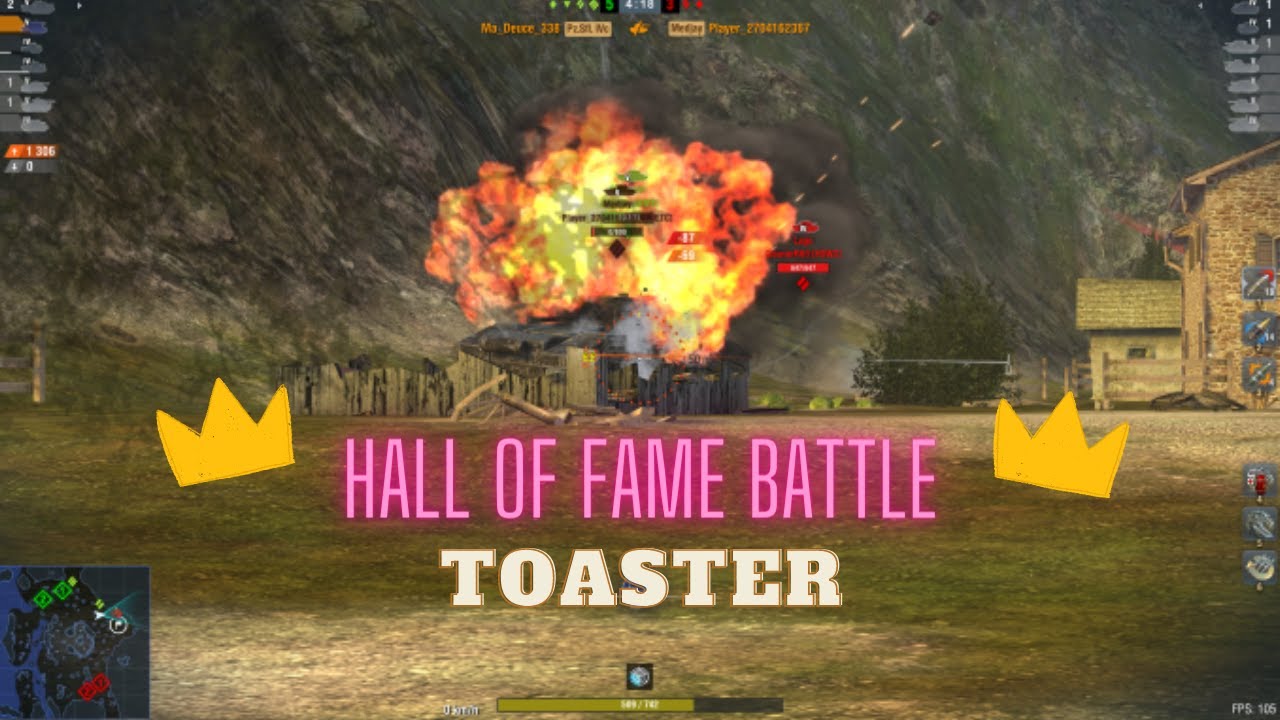 Pz.Sfl.IVc~TOASTER 💨 German Tier V TD / 1498 dmg / 1 frag 👑HALL OF FAME ...