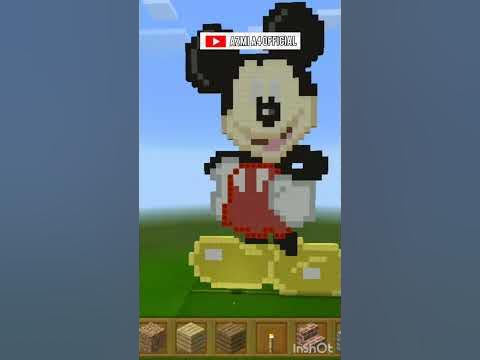 How to make Micky Mouse#minecraft - YouTube