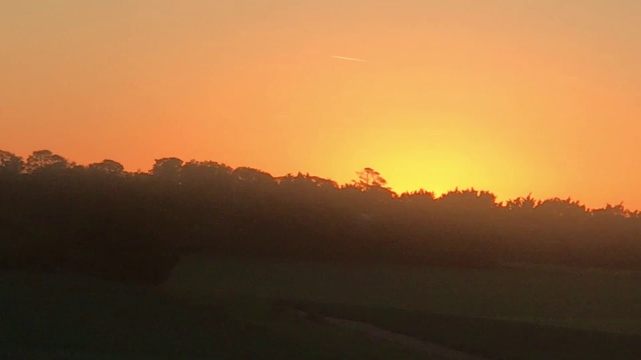Caught on camera Two suns at sunset - YouTube
