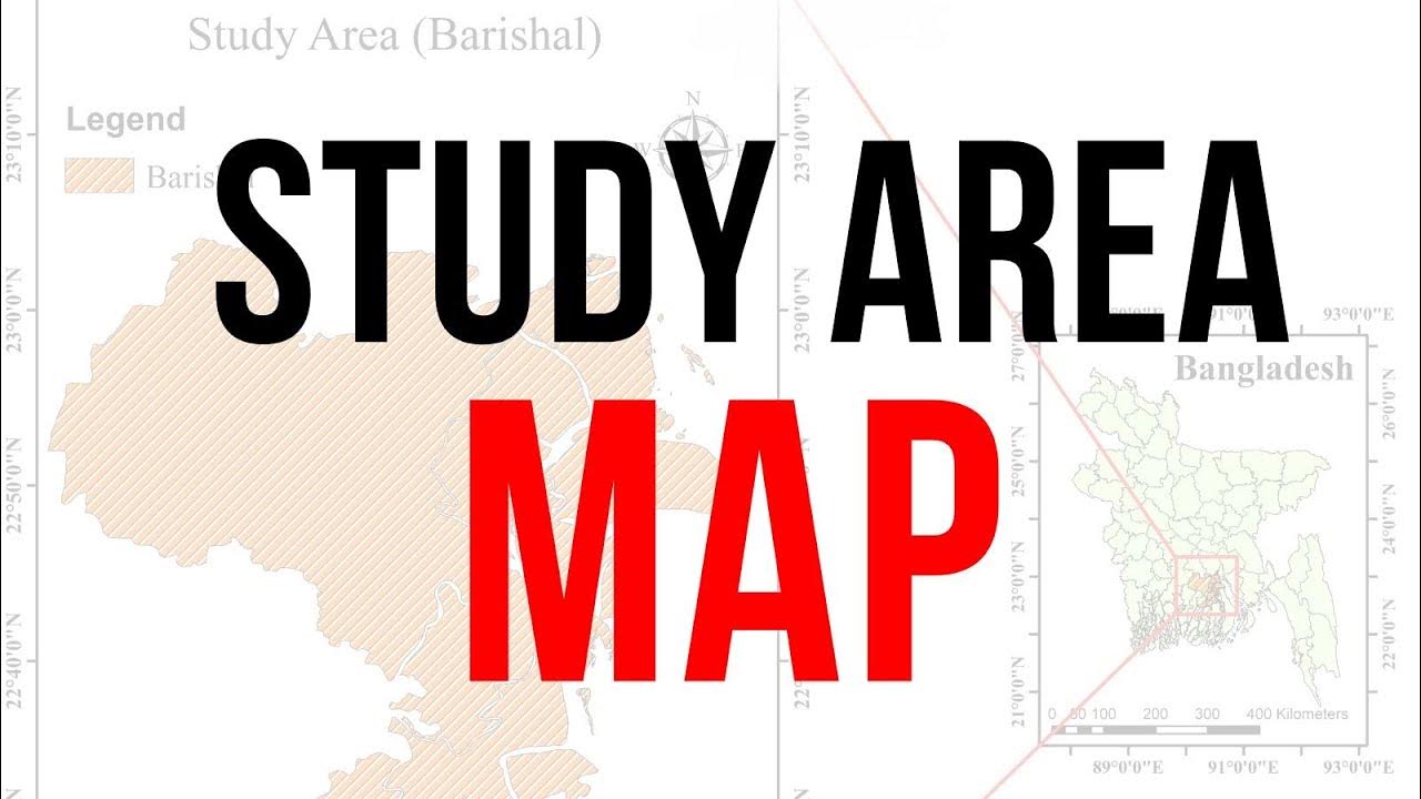 Study Area Mapping | Create Map Layout in ArcGIS | ArcMap Tutorial For Beginners In Bangla - YouTube