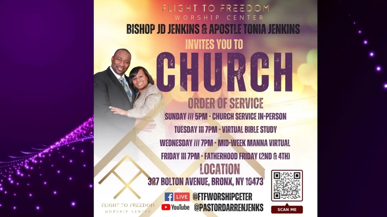 Join Flight to Freedom Worship Center, Sunday Worship Service, Today ...