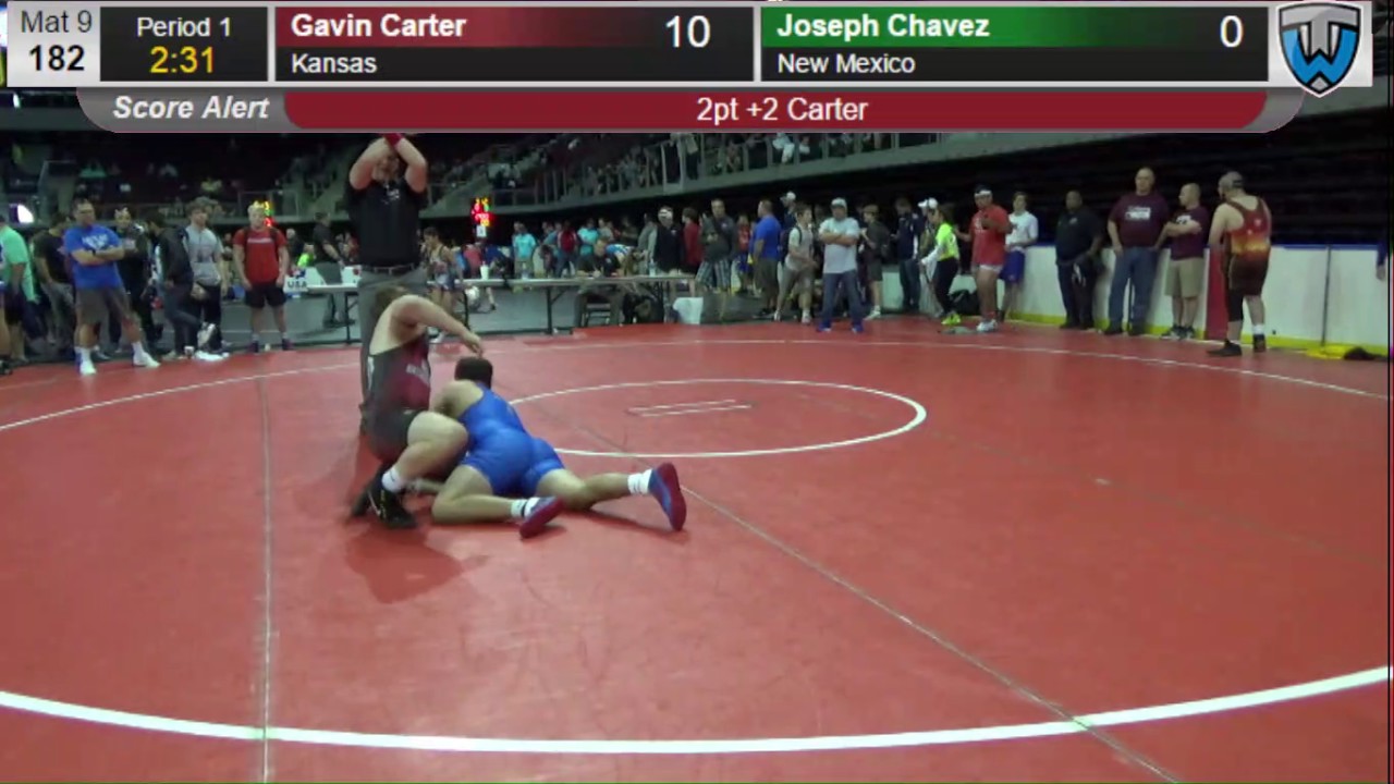 613 Girls Div II 107 110 Madyson Gray Kansas vs Ashlynn Goodwin Kansas ...