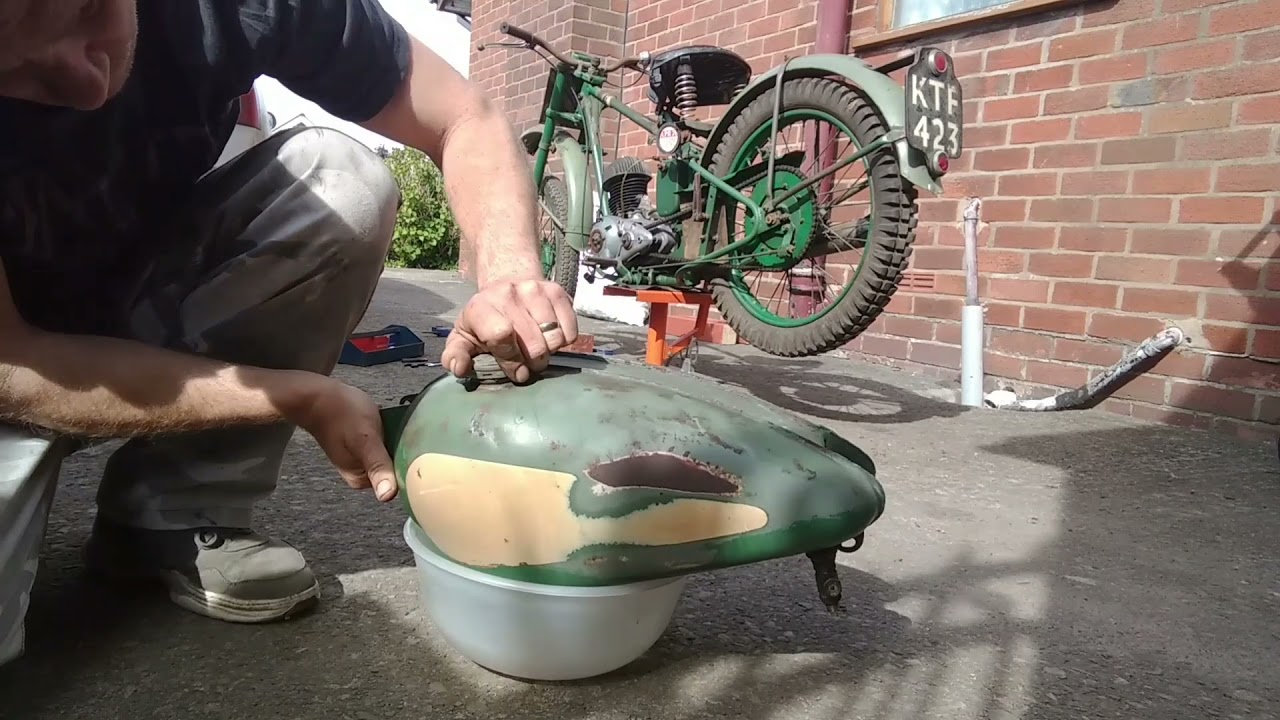 Full story of my BSA Bantam D1 Rigid Trials one previous owner vintage ...