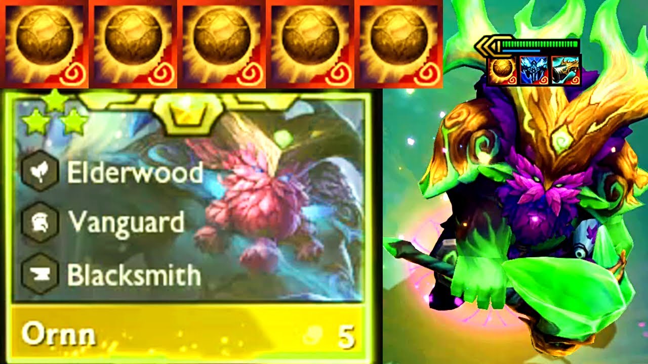 First ever ASCENDED 5 Cost Unit ORNN 3 Star | TFT Set 4.5 - Revival ...
