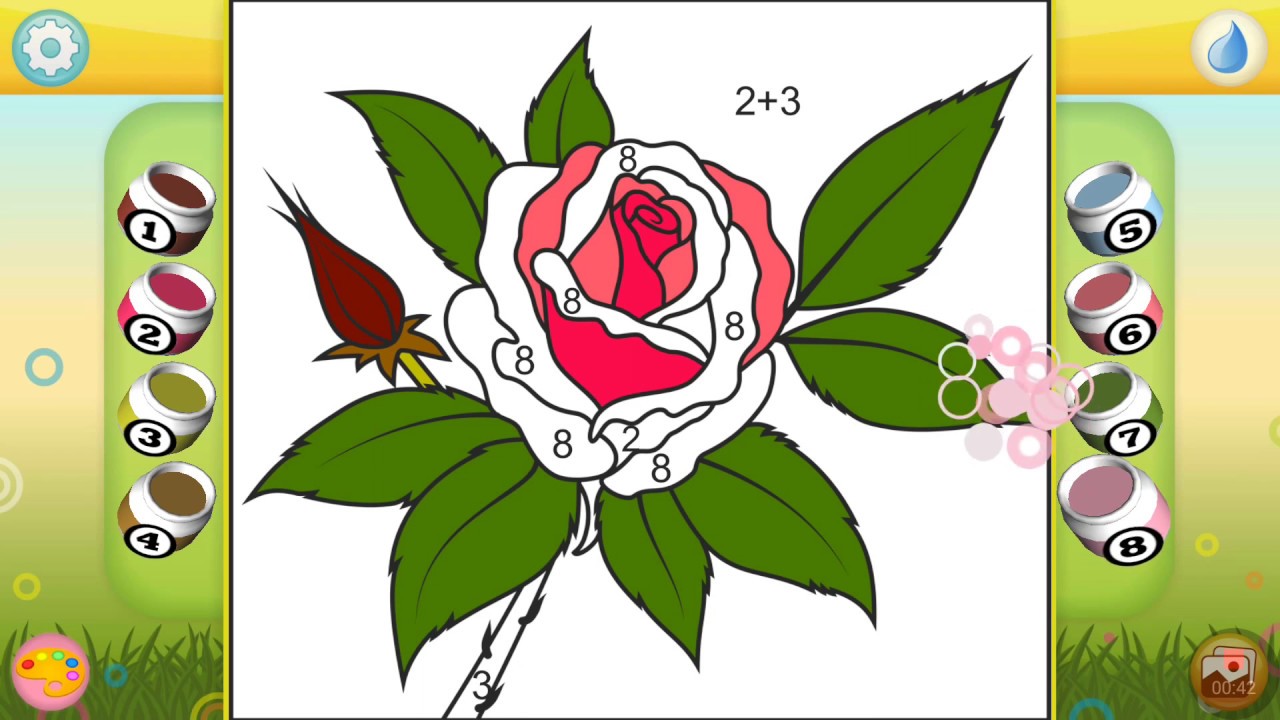 Coloring pages color book learn colors flowers Kids fun family friendly ...