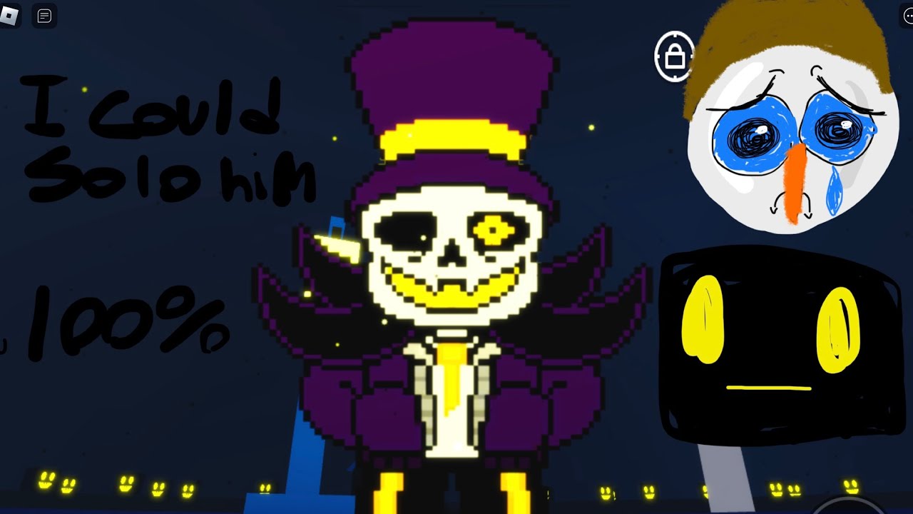 BEATING SNAT SANS!!! (with the help of my friend) [Unwavering Soul ...