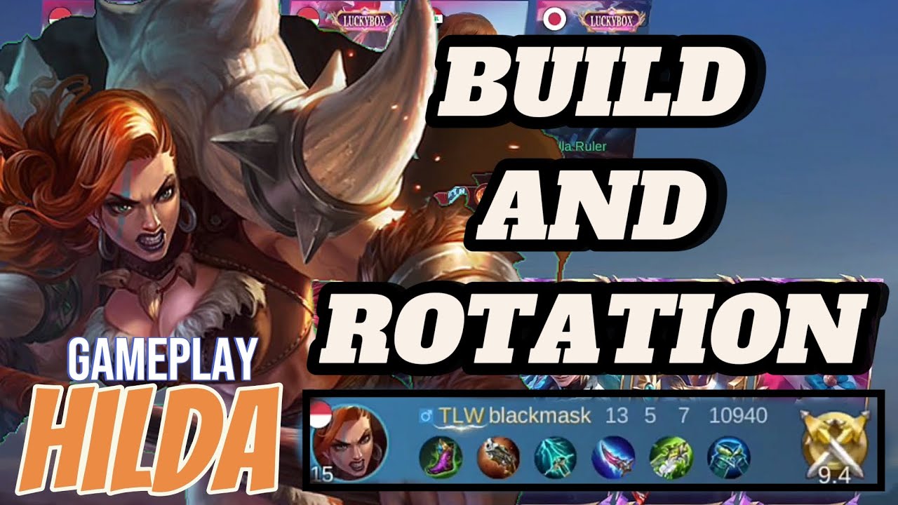 13 Kills | Push Glory With Hilda | Build Top 1 Global Hilda | Gameplay ...