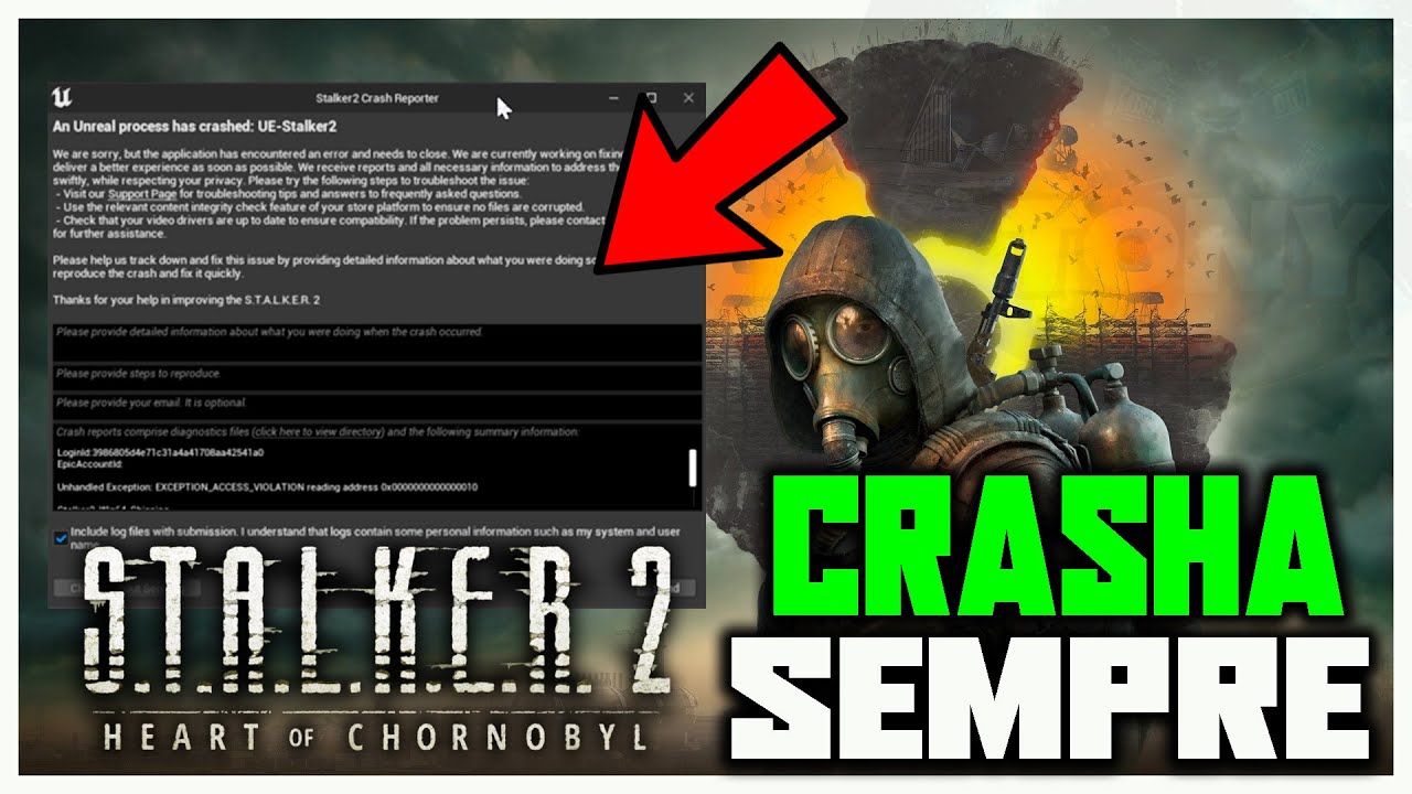 Come risolvere tutti i CRASH su S.T.A.L.K.E.R 2 | Crash reporter ...