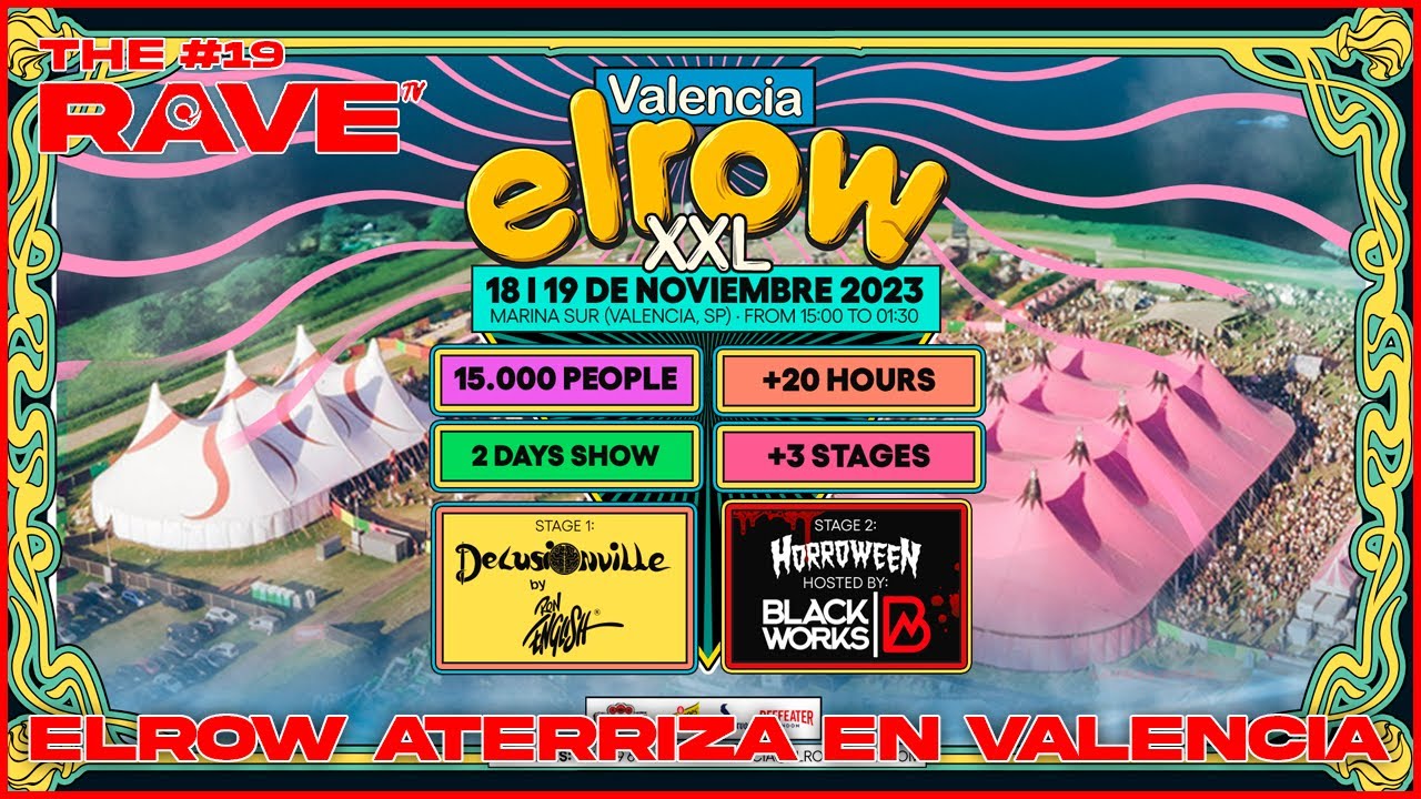 ELROW aterriza en VALENCIA en NOVIEMBRE con COLABORACIÓN por PRIMERA ...
