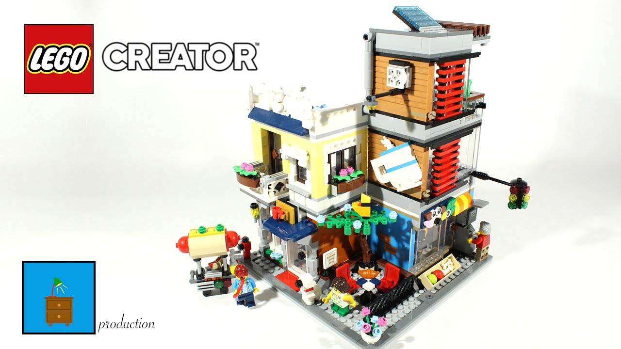 All Versions - LEGO Creator 3-in-1 | Townhouse Pet Shop and Café ...