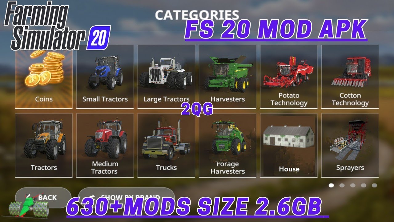 FS 20 v83 all new vehicles size 2.6gb 630+vehicles - YouTube
