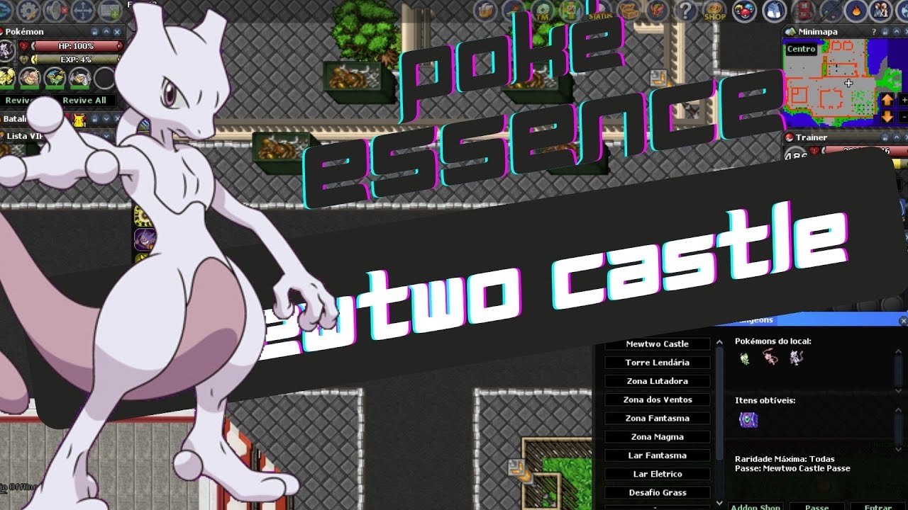Poké Essence - Poke Tibia - Mewtwo Castle - Farm de Shiny e Boost Stone ...