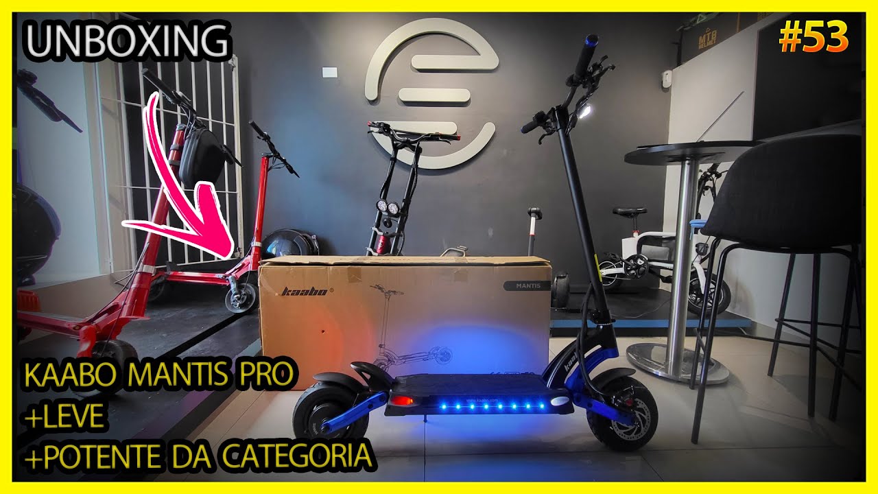 UNBOXING KAABO MANTIS PRO [NO BRASIL] #UNBOXING#PATINETE #Lab053 - YouTube