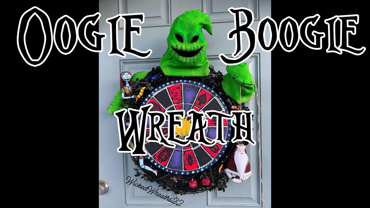 Oogie Boogie Wreath - YouTube