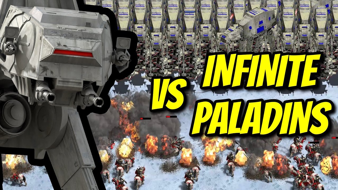 300 AT-AT WALKERS vs INFINITE PALADINS | AoE II: Definitive Edition ...