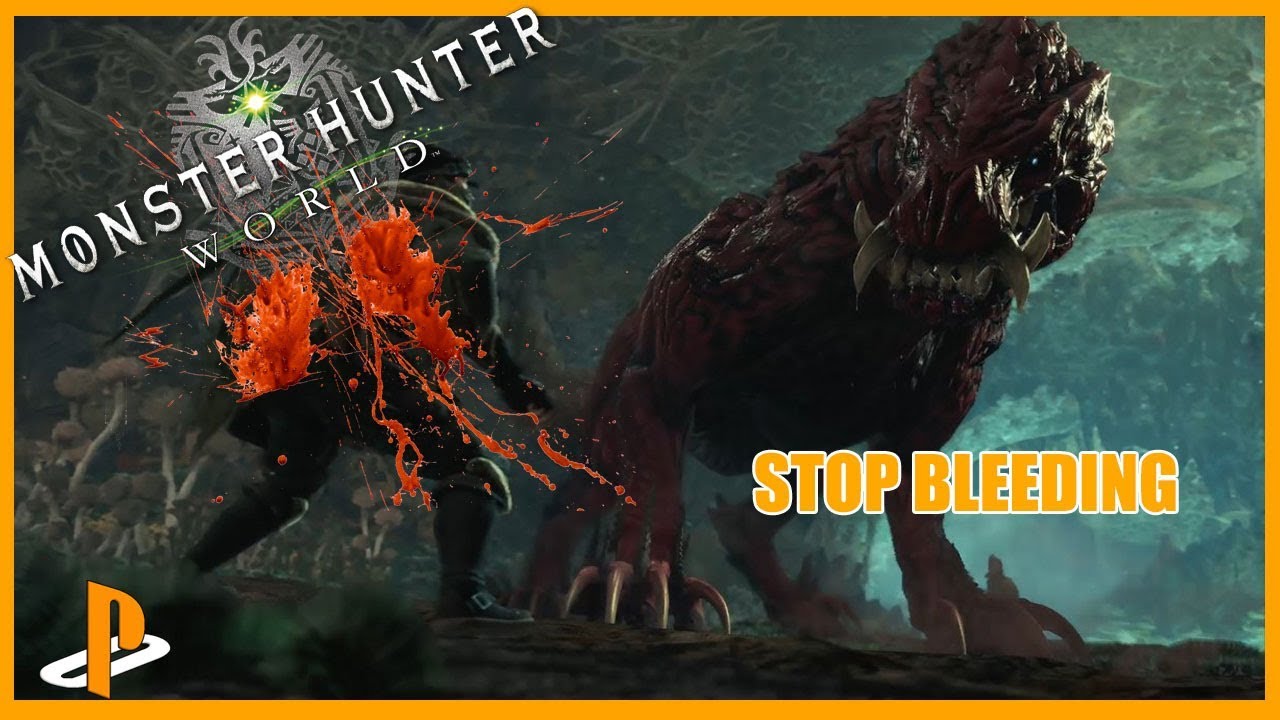 Monster Hunter: World How to Cure BLEEDING - YouTube