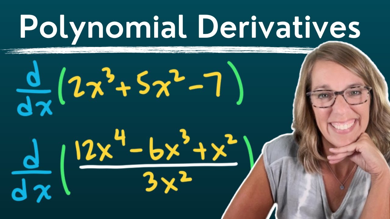 Derivatives of Polynomials Functions | Polynomials with Powers - YouTube