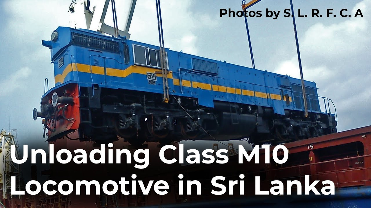 Railway News - Delivering Class M10 Indian Locomotive in Sri Lanka ...