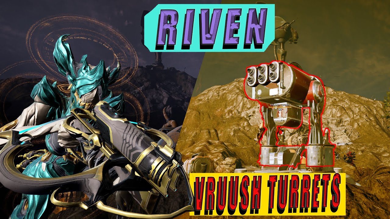 Destroy Vruush Turrets Riven Challenge| Warframe - YouTube