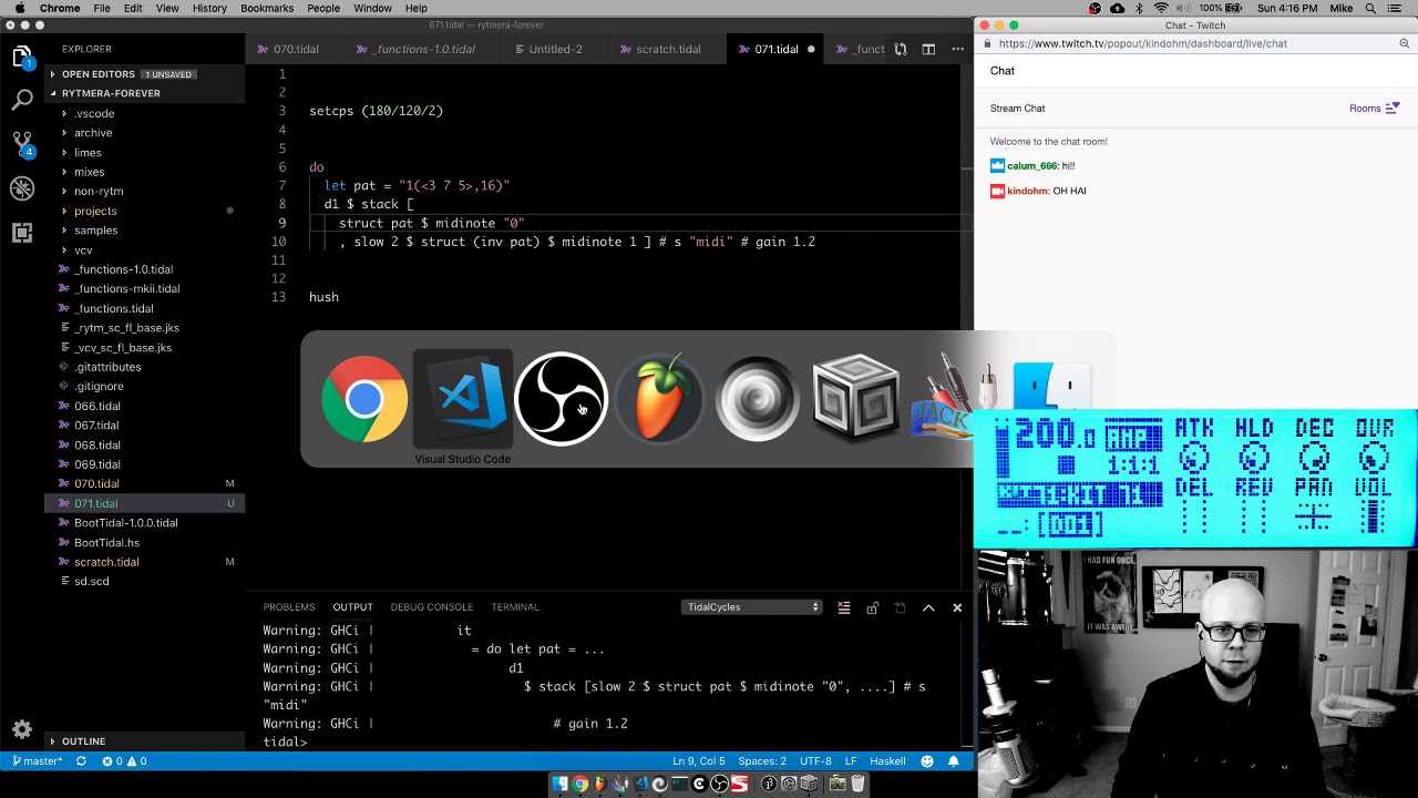 Tidalcycles Rytm Sound Design Sequencing Youtube