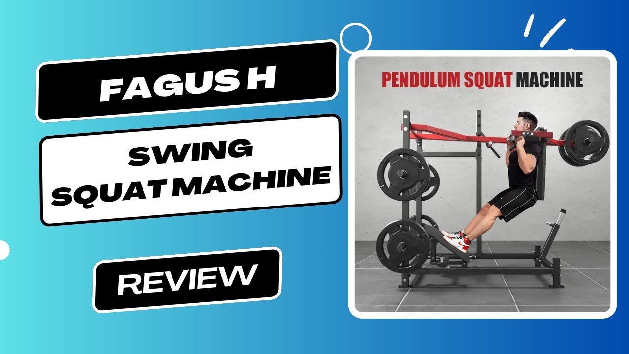 FAGUS H Swing Squat Machine Review | Maximize Your Leg Day - YouTube