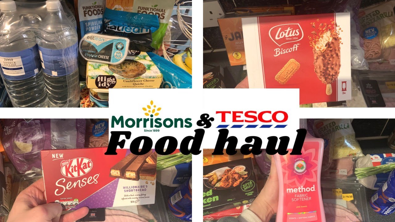 Morrisons & TESCO grocery haul! - YouTube